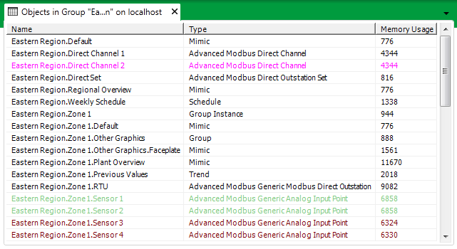 ViewX and Virtual ViewX Clients Guide - Lists
